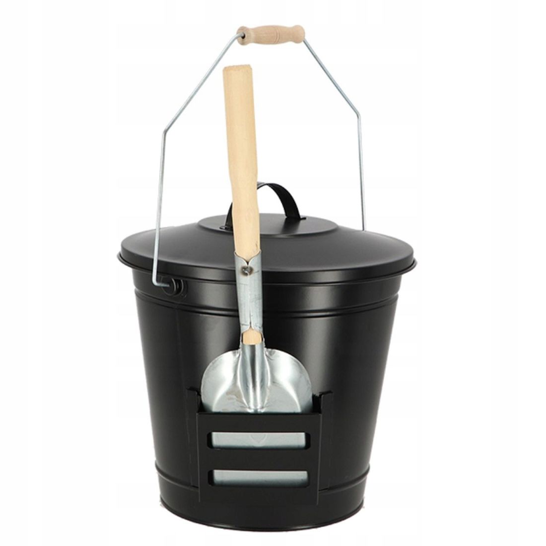 Wiaderko na popiół do kominka paleniska WIADRO pojemne POJEMNIK ...