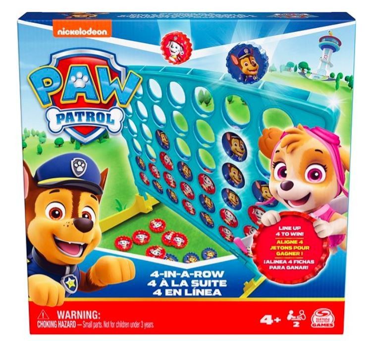 Gra 4 W Rzędzie Psi Patrol Spin Master Gry planszowe – 159269184 - ERLI.pl