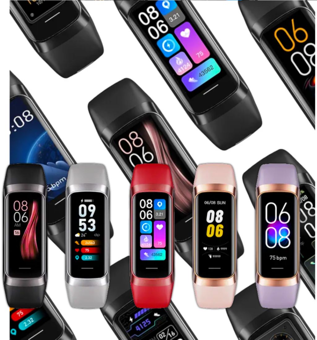 SMARTWATCH AMOLED SMARTBAND PULS SPORT KARDIOWATCH - ERLI.pl