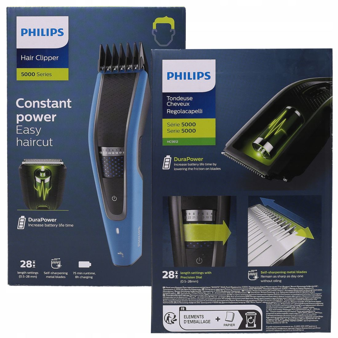 Profesjonalna maszynka do strzyżenia włosów Philips 5000 Series HC5612 ...