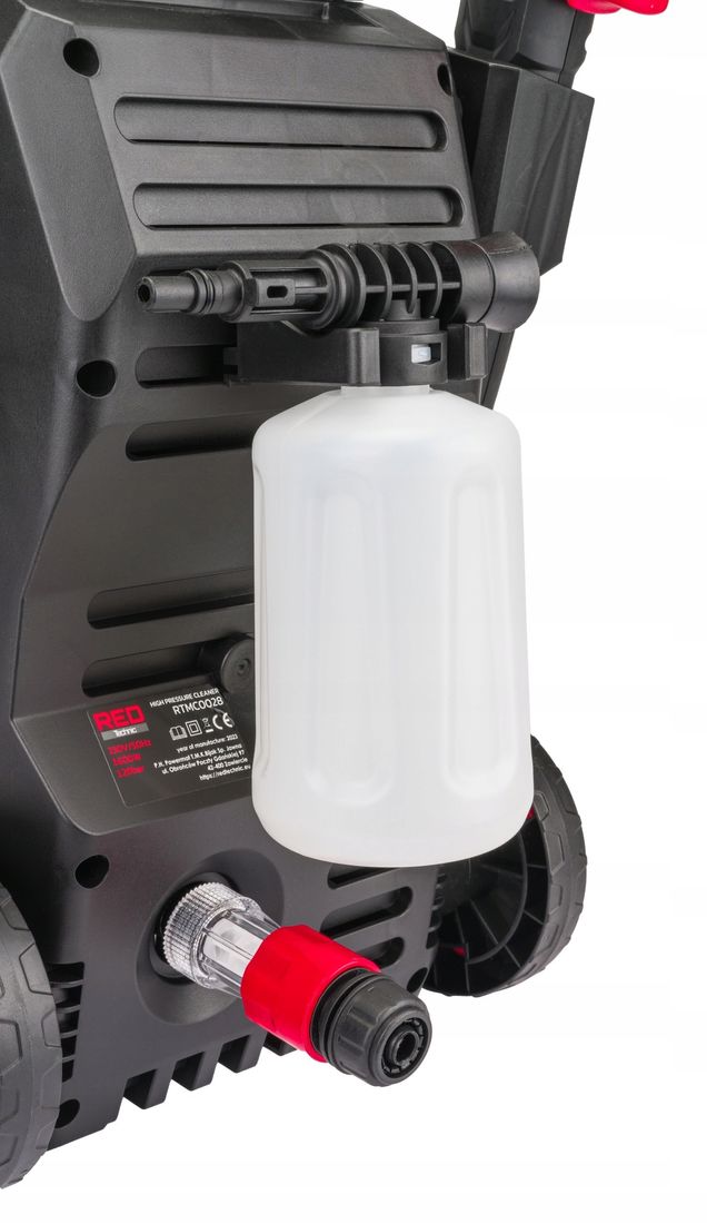 MYJKA CIŚNIENIOWA 230 BAR MOC 1600W TURBO LANCA ALUMINIOWA POMPA ZESTAW XXL - ERLI.pl