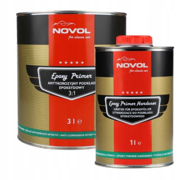 NOVOL FOR CLASSIC CAR EPOXY PRIMER 4L 3:1 EPOKSYD - ERLI.pl