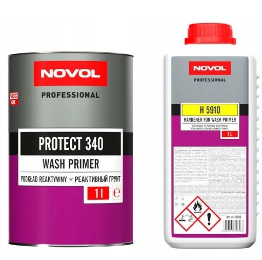 NOVOL PROTECT 340 PODKŁAD REAKTYWNY WASH PRIMER 1L – 159439873 - ERLI.pl