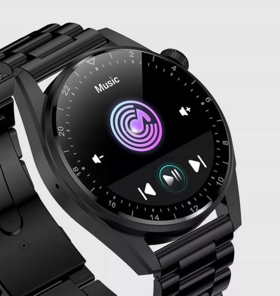 SMARTWATCH MĘSKI ROZMOWY PL + słuchawki bluetooth - ERLI.pl