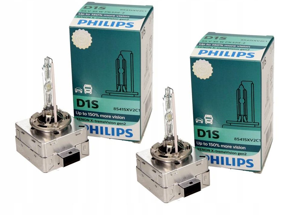 2X ŻARÓWKA XENON D1S PHILIPS X-TREME 35W 85V +150% - ERLI.pl