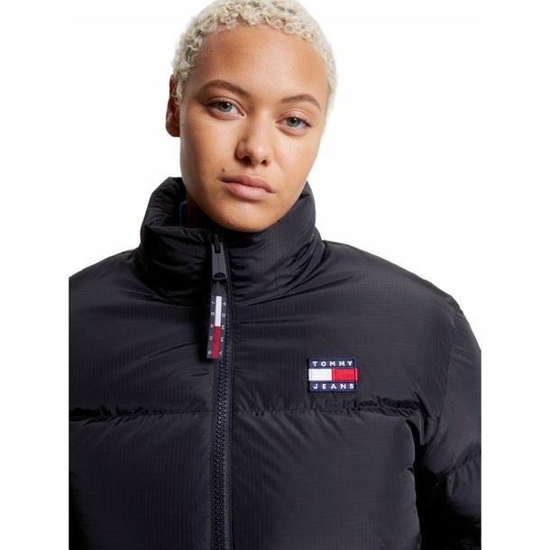 TOMMY HILFIGER KURTKA DAMSKA TJW ALASKA PUFFER CZARNA r.M - ERLI.pl