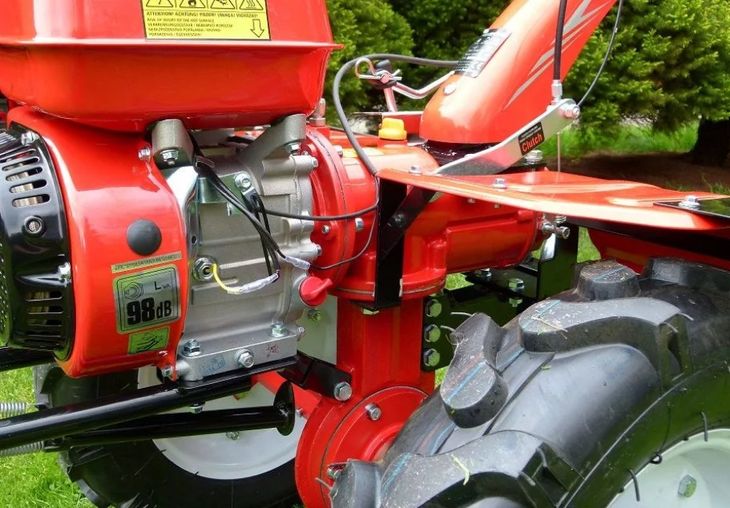 TRAKTOREK HECHT 7100 SET TRAKTOREK OGRODOWY MIKRO CIĄGNIK OGRODNICZY z ...