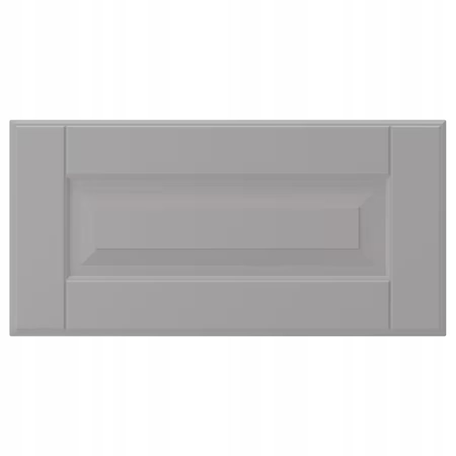 IKEA BODBYN Front szuflady, szary, 40x20 cm – 160219563 - ERLI.pl