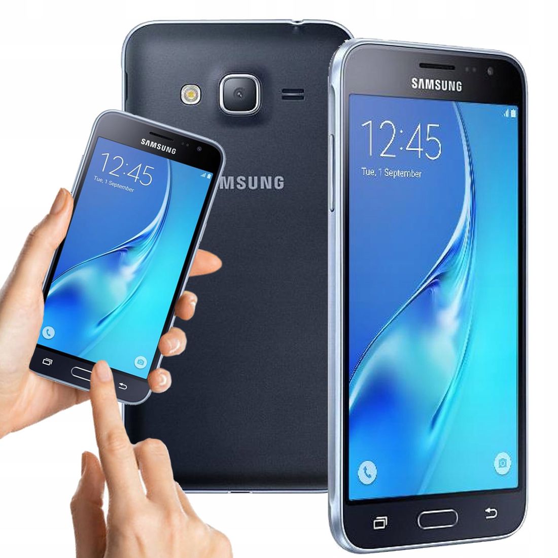 Smartfon Samsung Galaxy J3 2017 SM-J330F Dual SIM +SZKŁO - ERLI.pl