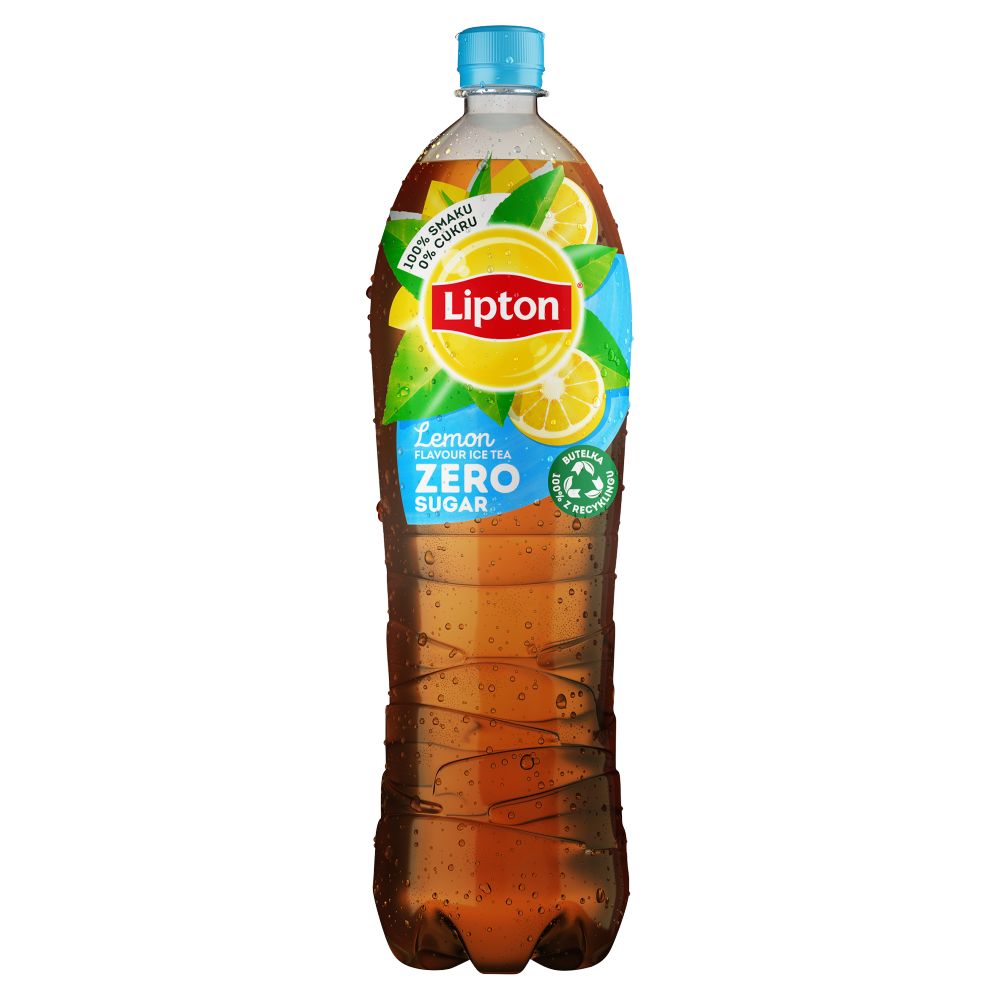 Lipton Ice Tea Lemon Flavour Zero Sugar Napój Niegazowany 1,5 L ...