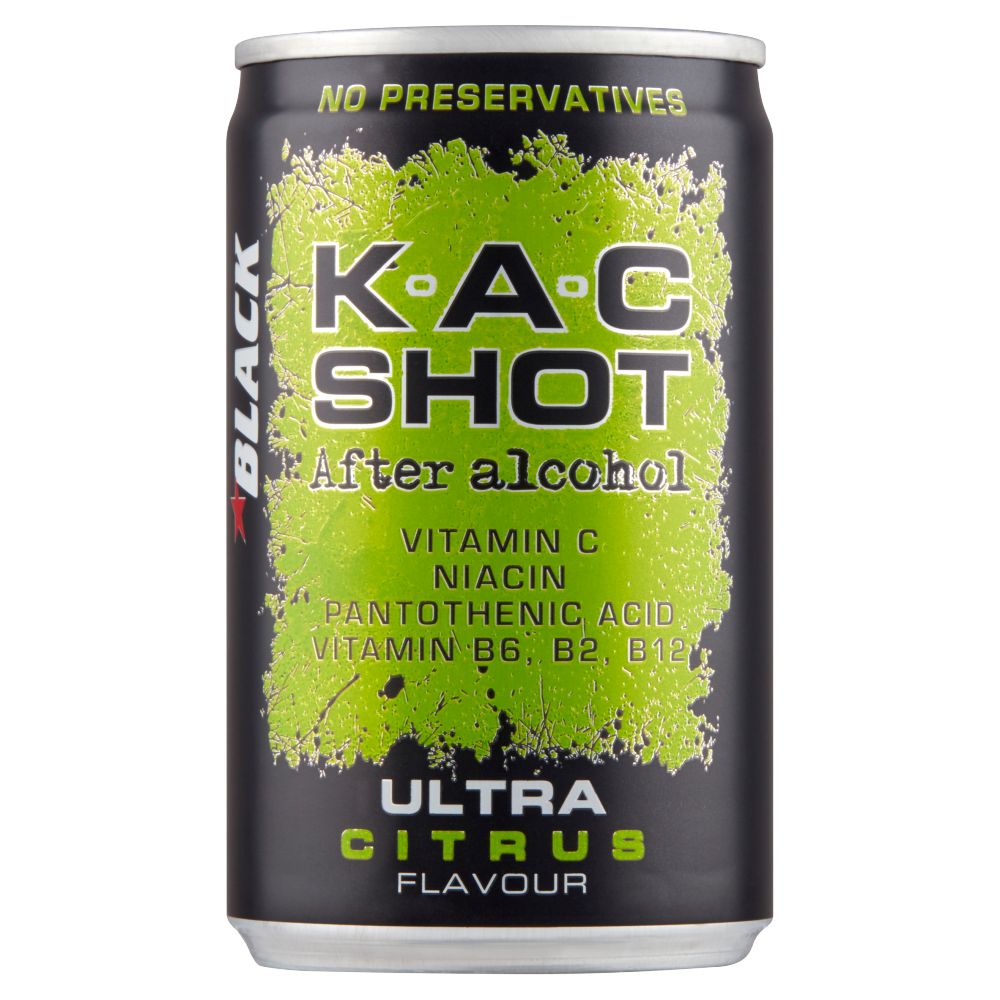 Kac Shot Ultra Citrus Gazowany Napój Energetyzujący 150 Ml - ERLI.pl