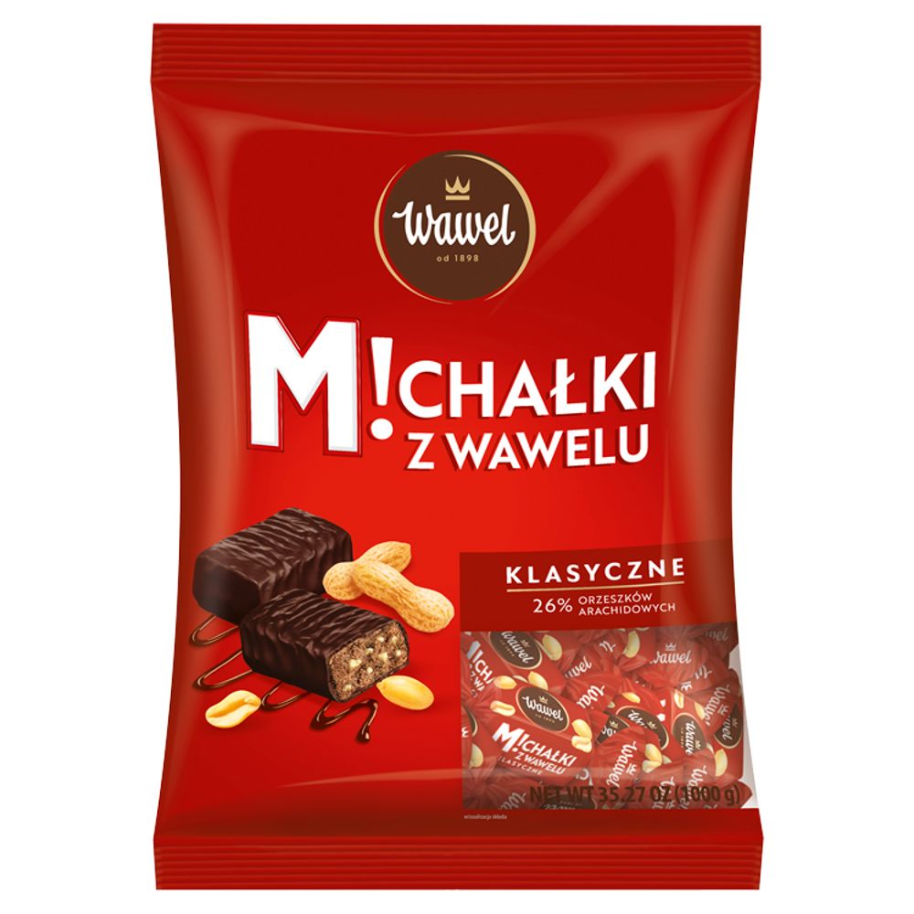 Wawel Michałki Z Wawelu Klasyczne Cukierki W Czekoladzie 1000 G - ERLI.pl