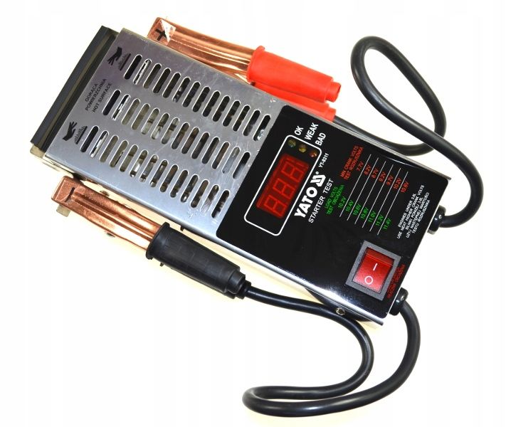 YATO TESTER AKUMULATORÓW CYFROWY 12V - ERLI.pl YATO TESTER AKUMULATORÓW CYFROWY 12V - ERLI.pl