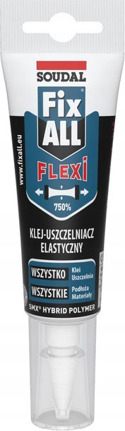 SOUDAL Klej - uszczelniacz FIX ALL CLASSIC 125 ml tubka - biały - ERLI.pl