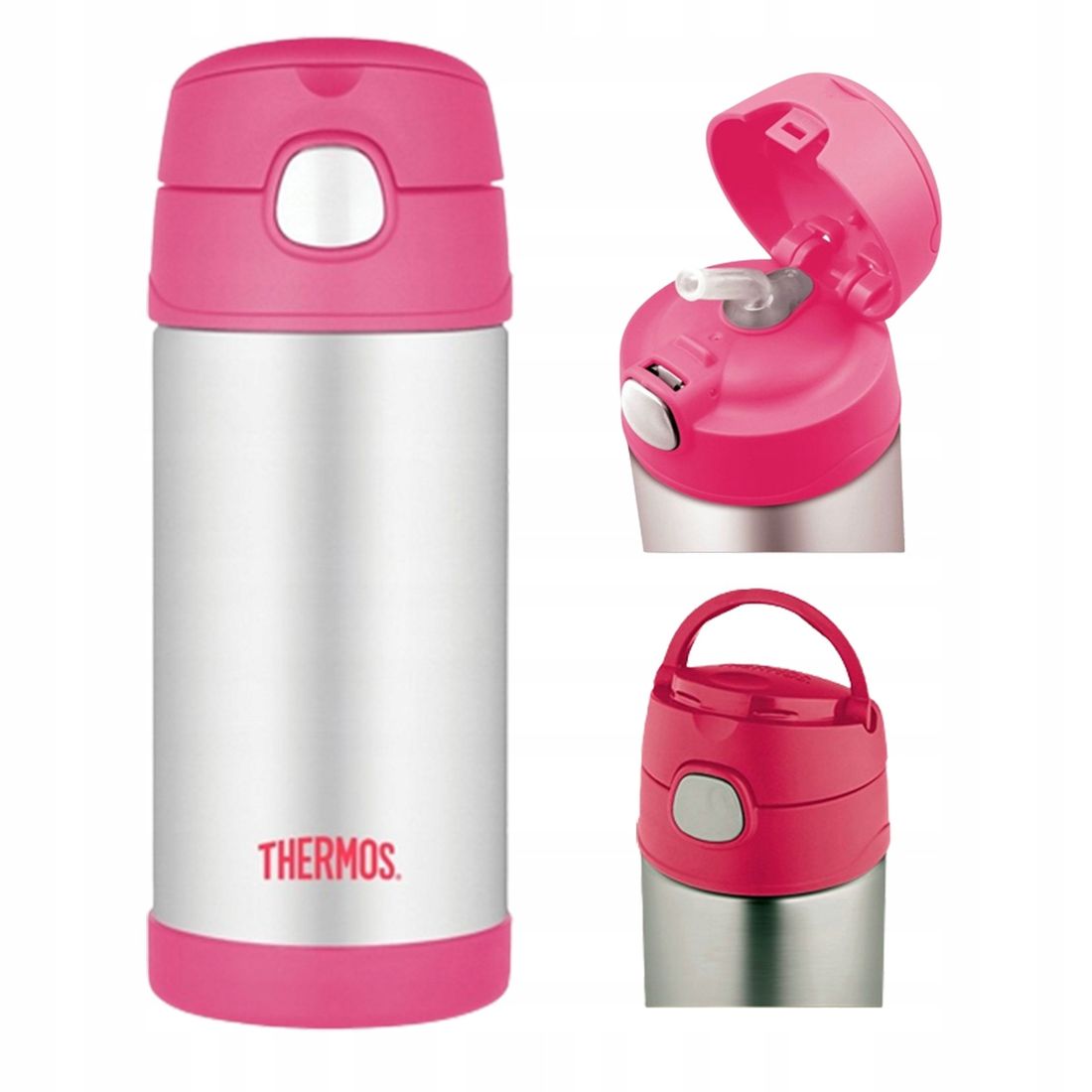 Termos dla dzieci ze słomką THERMOS 355ml - ERLI.pl