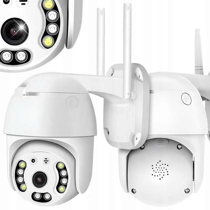 KAMERA ZEWNĘTRZNA OBROTOWA IP WIFI ZOOM 4X FULL HD CZUJNIK RUCHU MONITORING – 160911270 - ERLI.pl