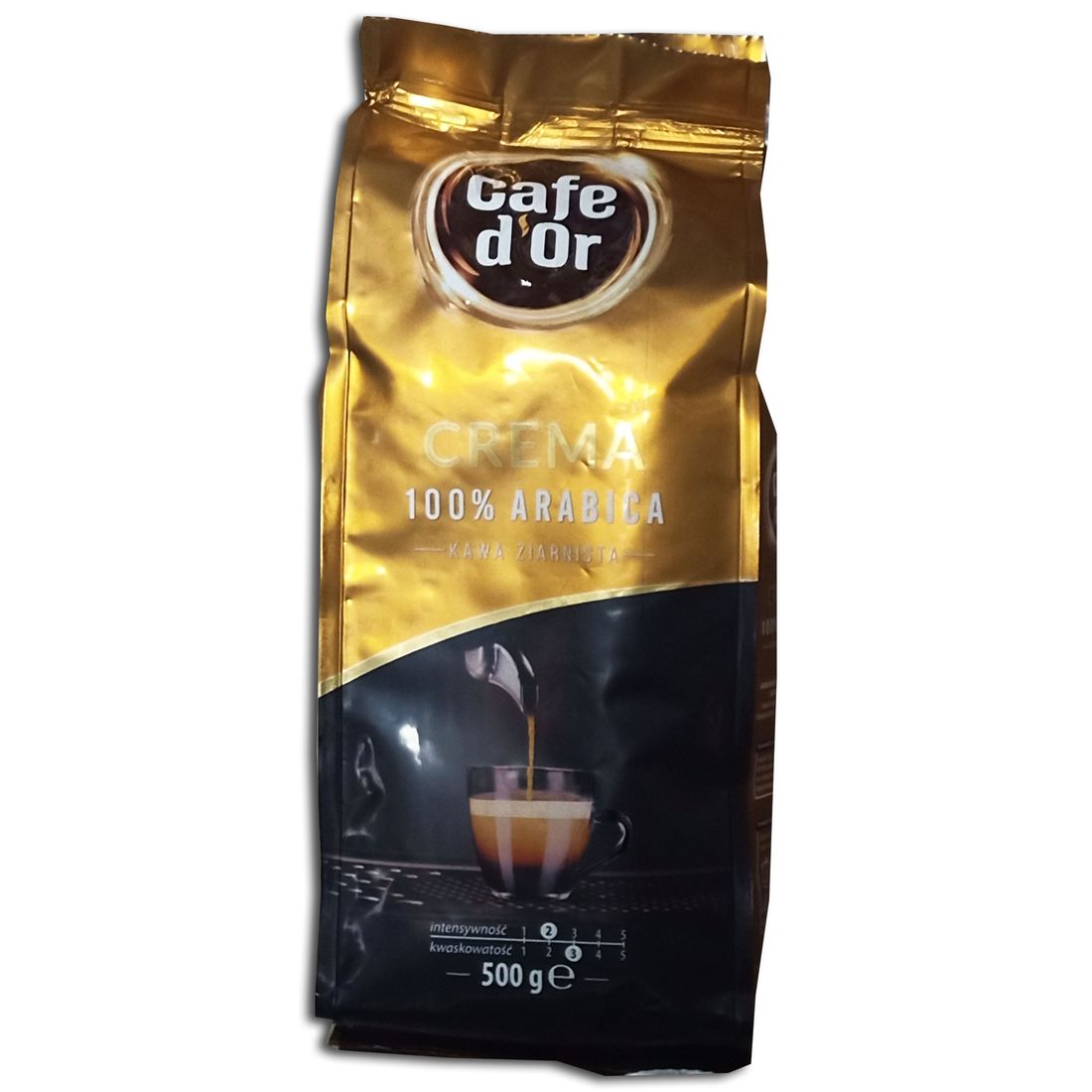 Cafe d`Or CREMA kawa ziarnista 100% arabica 500g - ERLI.pl