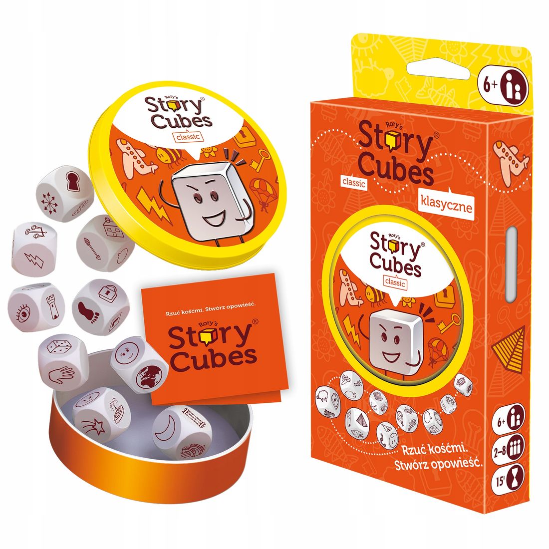 STORY CUBES CLASSIC KLASYCZNE ORIGINAL NOWA EDYCJA TOWARZYSKA ...