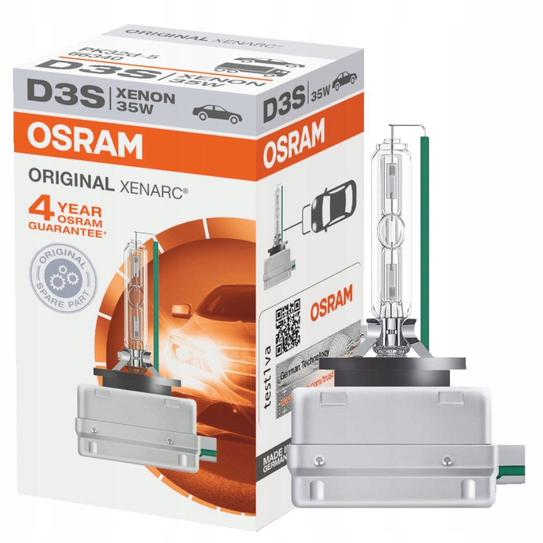 OSRAM D3S XENON ORIGINAL XENARC ŻARNIK 35W - ERLI.pl
