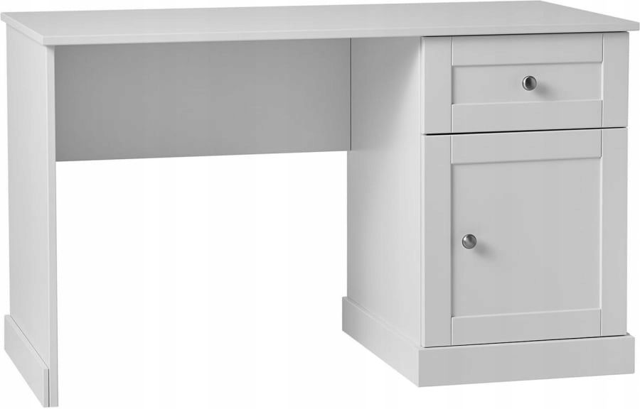 Biurko Białe Szkolne z Szufladą dla Dziecka Marie – 161213640 - ERLI.pl