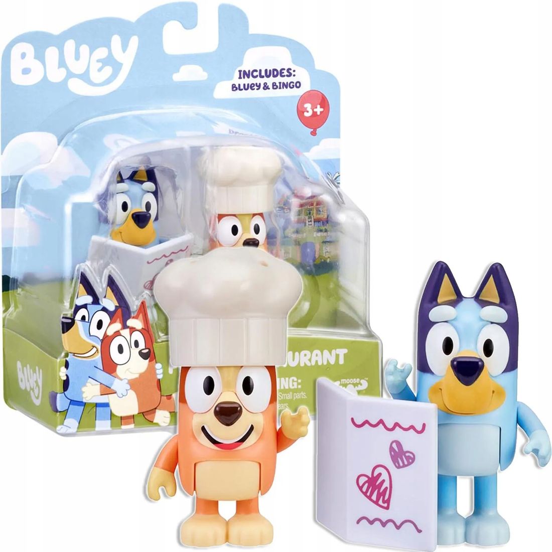Bluey Ekskluzywna Fancy Restauracja Bingo Blue Figurki BLU13045 ...