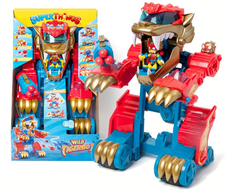 SUPERTHINGS Pojazd WILD TIGERBOT Robot TRANSFORMER Figurka MAGIC BOX - ERLI.pl