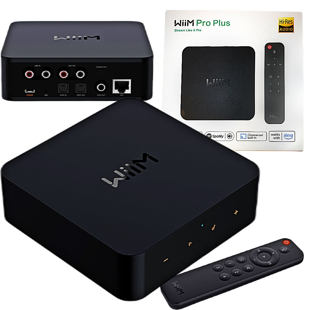 WIIM PRO PLUS ODTWARZACZ SIECIOWY STREAMER WIFI BLUETOOTH AIRPLAY PILOT ...