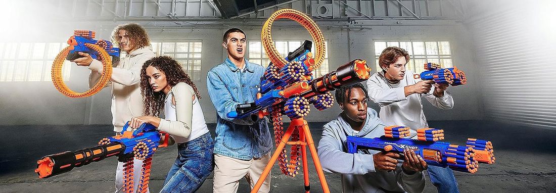 MINIGUN AUTOMATYCZNY X-SHOT INSANITY KARABIN RAGE FIRE 72 STRZAŁKI ...