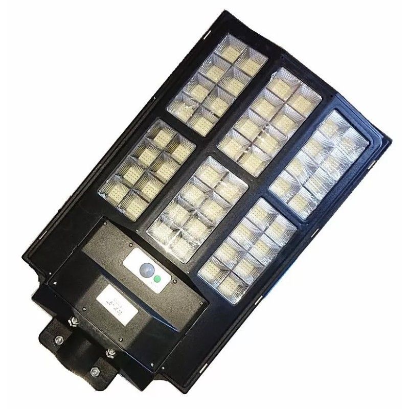 Latarnia solarna LED SMD 1500W, czujnik ruchu, pilot i mocowanie IP65 ...