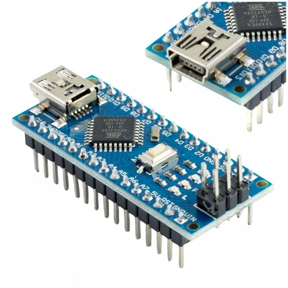 Nano v3 zgodny z Arduino USB MINI - ATMEGA328P 16MHz CH340 Zlutowany ...