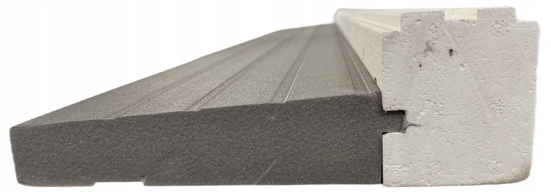 Ciepły parapet zewnętrzny 65mm z EPS White Thermo - ERLI.pl