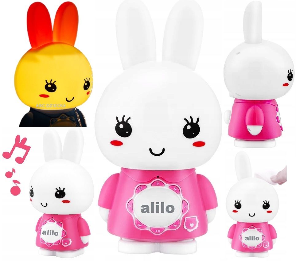 ALILO Króliczek BIG BUNNY interaktywny RÓŻOWY - ERLI.pl