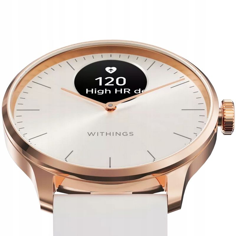 Withings Scanwatch Light zegarek pomiar pulsu, 37mm, smartwatch rose ...