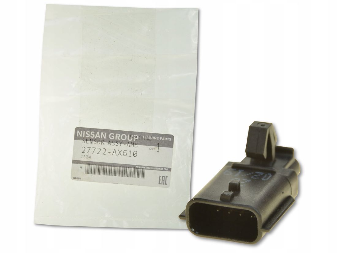 CZUJNIK TEMPERATURY ZEWNĘTRZNEJ 27722-AX610 NISSAN – 162257657 - ERLI.pl