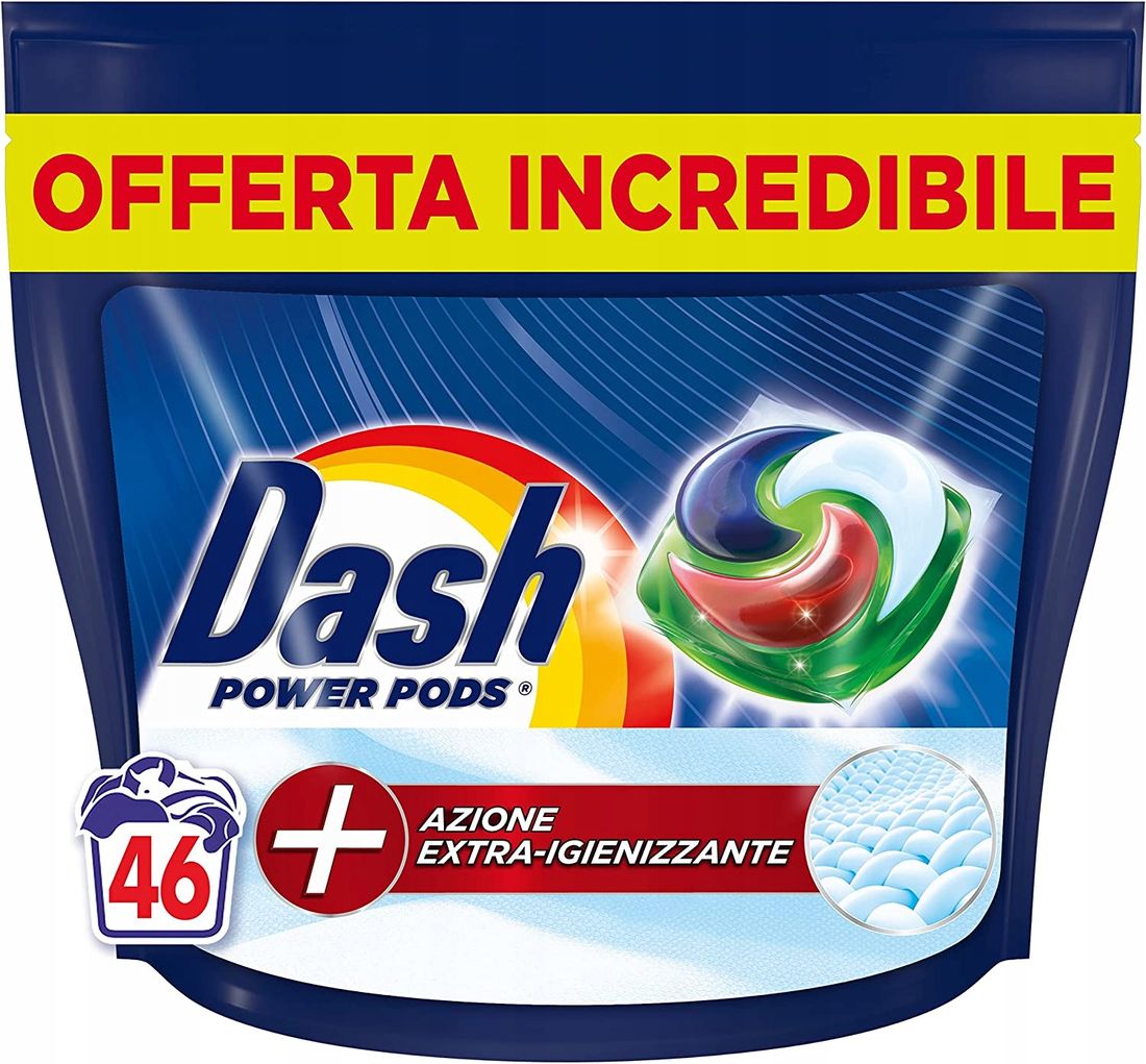 Dash Power pods kapsułki do prania 3w1 46szt - ERLI.pl