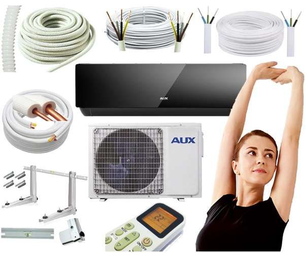 KLIMATYZATOR AUX J-SMART ART 2,7 kW WiFi ZESTAW 3m - ERLI.pl