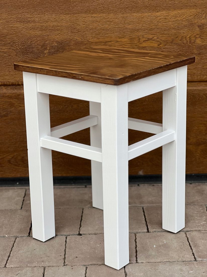 Taborety, Taboret, Stołek do Kuchni Rustykalny - ERLI.pl