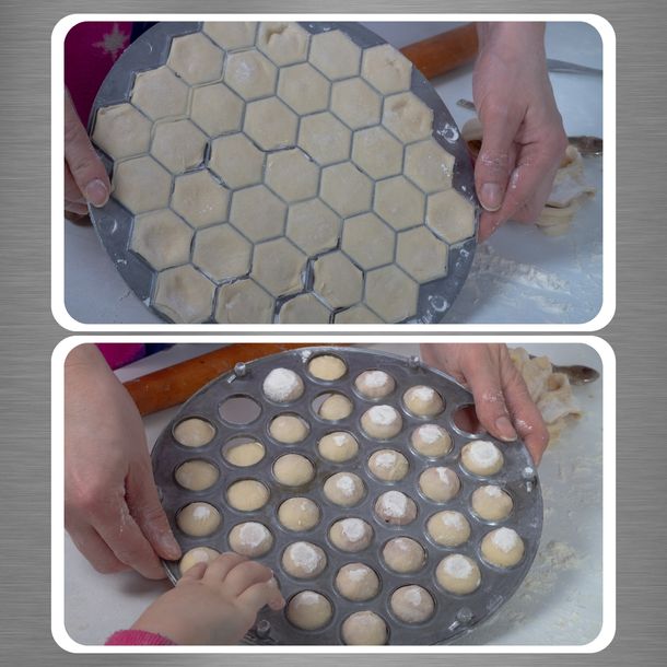 PIEROŻNICA FORMA DO PIEROGÓW USZEK RAVIOLI FOREMKA 37SZT 25CM STALOWA ...