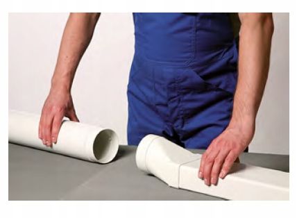 KANAŁ WENTYLACYJNY OKRĄGŁY RURA FI 150mm DŁUGOŚĆ 150cm PCV VENTS – 163088383 - ERLI.pl