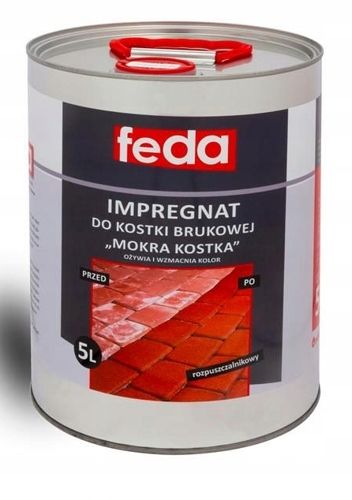 FEDA IMPREGNAT ROZPUSZCZALNIKOWY MOKRA KOSTKA 5L T – 221350961 - ERLI.pl