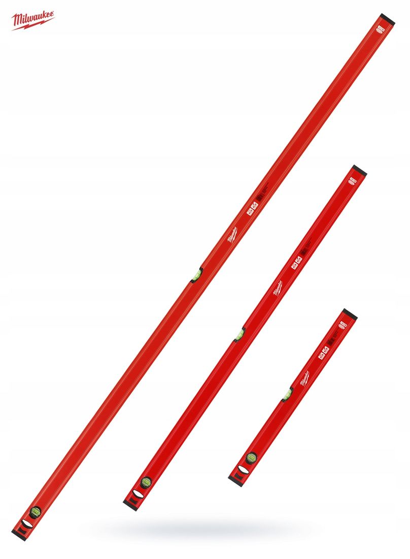 ZESTAW POZIOMNICA SLIM 60/120/180cm MILWAUKEE - ERLI.pl
