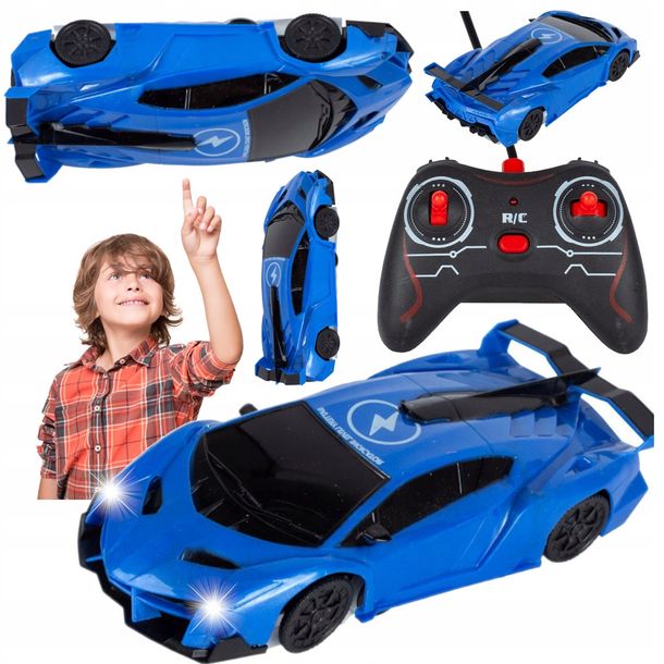 ZDALNIE STEROWANY SAMOCHÓD Auto RC NA PILOTA JEŻDŻĄCE PO ŚCIANIE ...