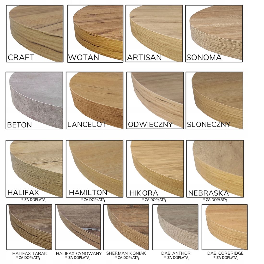 Stoliki kawowe Okrągły Czarny 2w1 HIKORA EGGER Ø65 + 45 cm INNE KOLORY ...