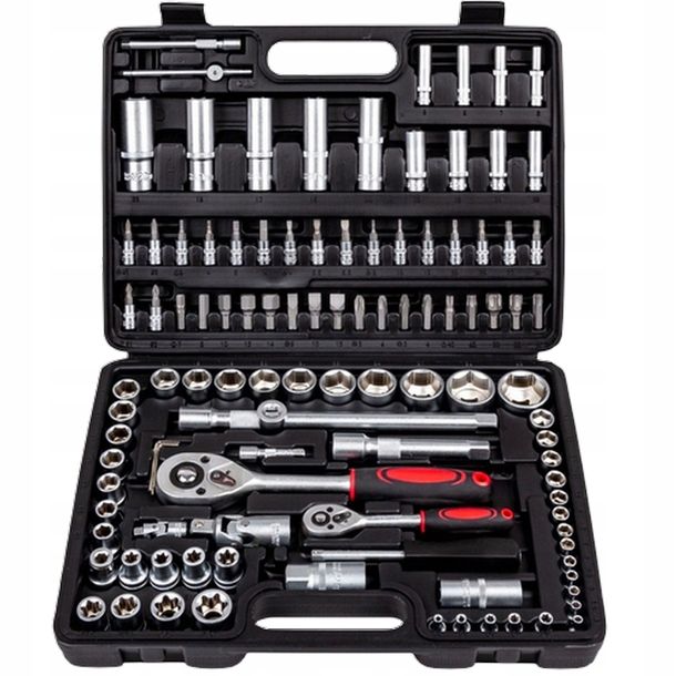 ZESTAW KLUCZY NASADOWYCH KLUCZE NASADOWE TORX 108 - ERLI.pl