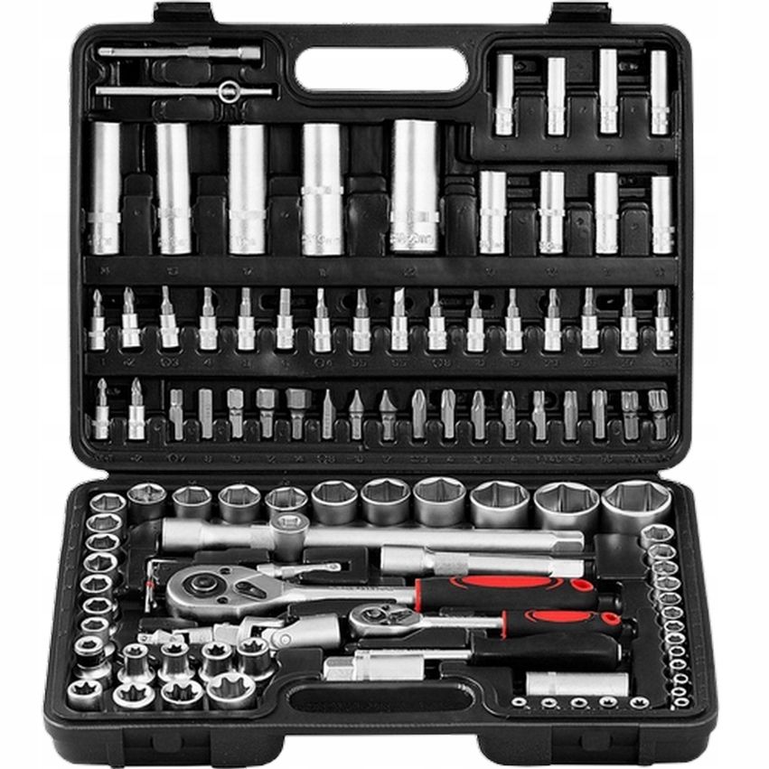 ZESTAW KLUCZY NASADOWYCH KLUCZE NASADOWE TORX 108 - ERLI.pl