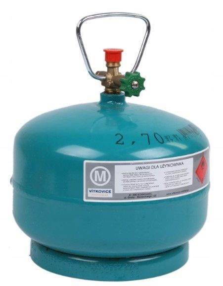 BUTLA GAZOWA TURYSTYCZNA PROPAN-BUTAN NOWA 2KG - ERLI.pl