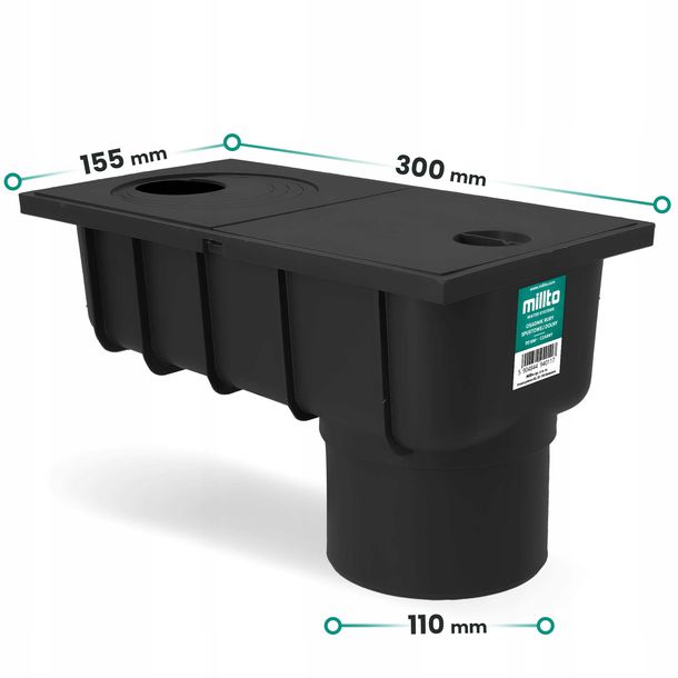 Osadnik Rynny Czyszczak Rynnowy Studzienka Rewizja 110mm Dolny Wpust ...