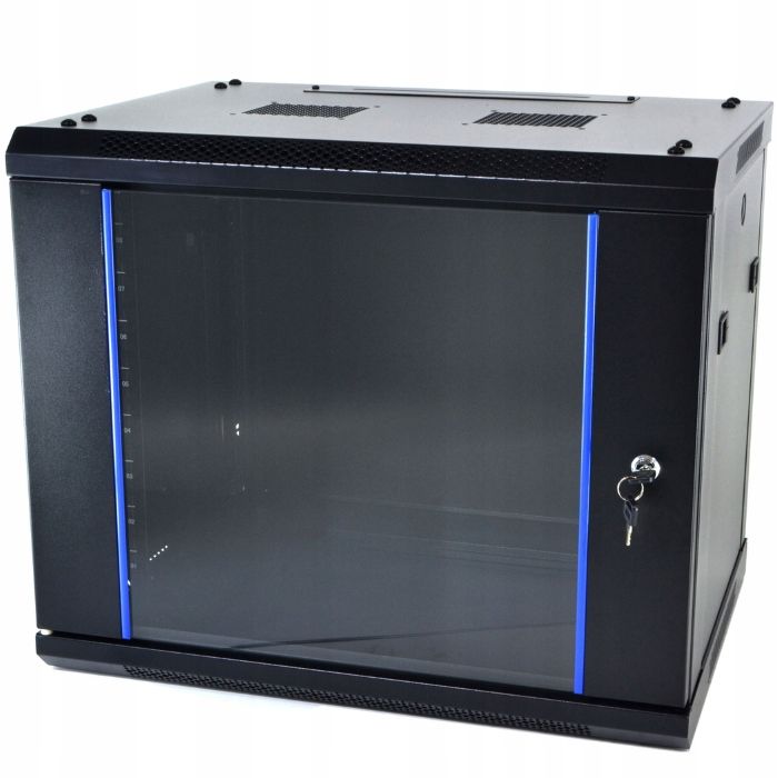 SZAFA RACK 19 CALI 9U 600X600 WISZĄCA DO ZŁOŻENIA - ERLI.pl