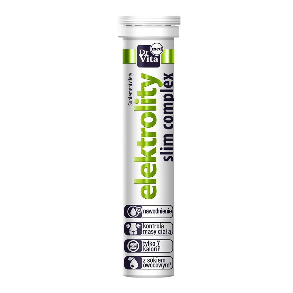 Dr Vita Elektrolity Slim Complex z sokiem suplement 20 tabletek ...