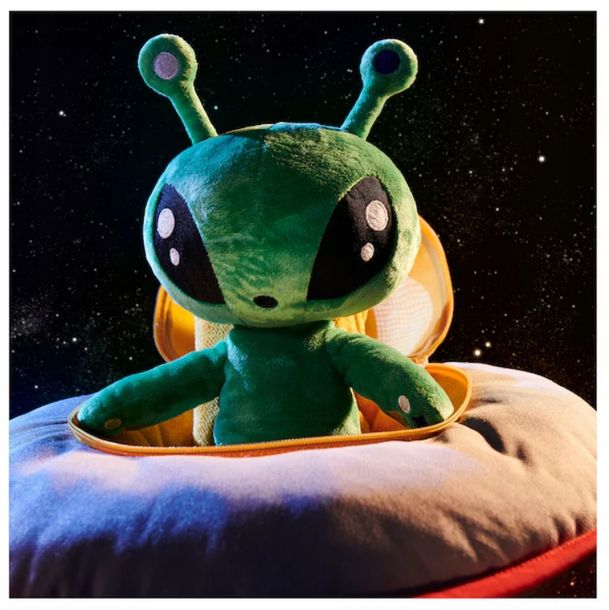 Pluszak kosmita ufoludek zielony IKEA 34 cm - ERLI.pl